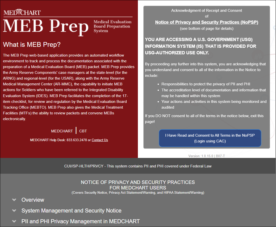 MEB Prep Registration