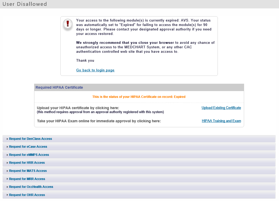 MEDCHART Registration